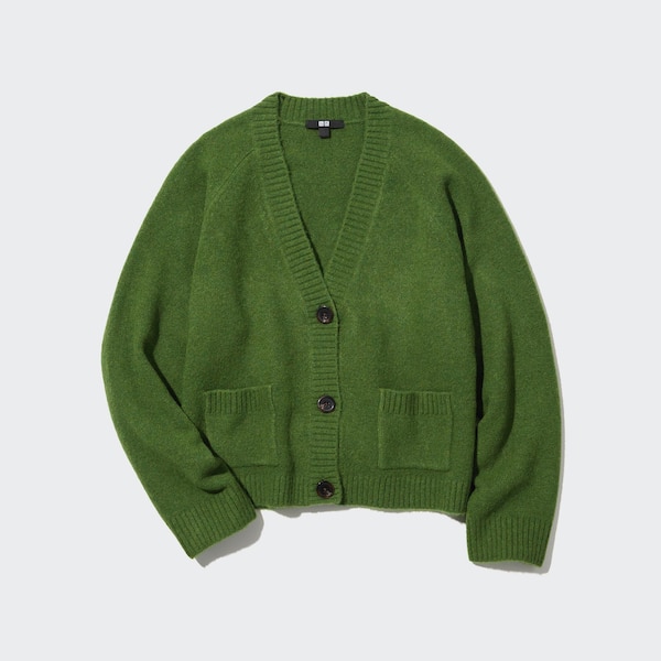 Souffle Yarn Short Cardigan | UNIQLO US