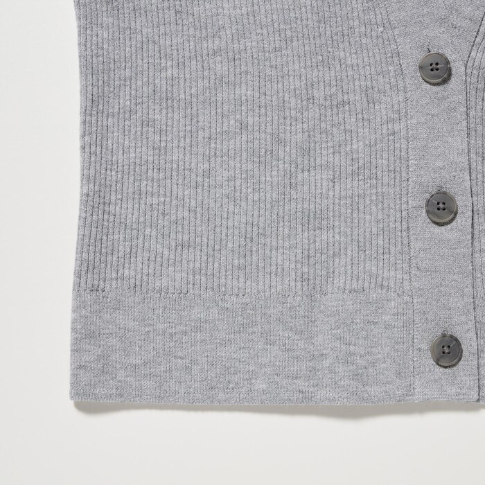 Washable Knit Ribbed Long-Sleeve Cardigan | UNIQLO US