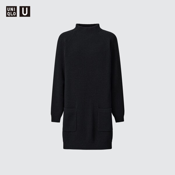 Mock Neck Long-Sleeve Dress | UNIQLO US