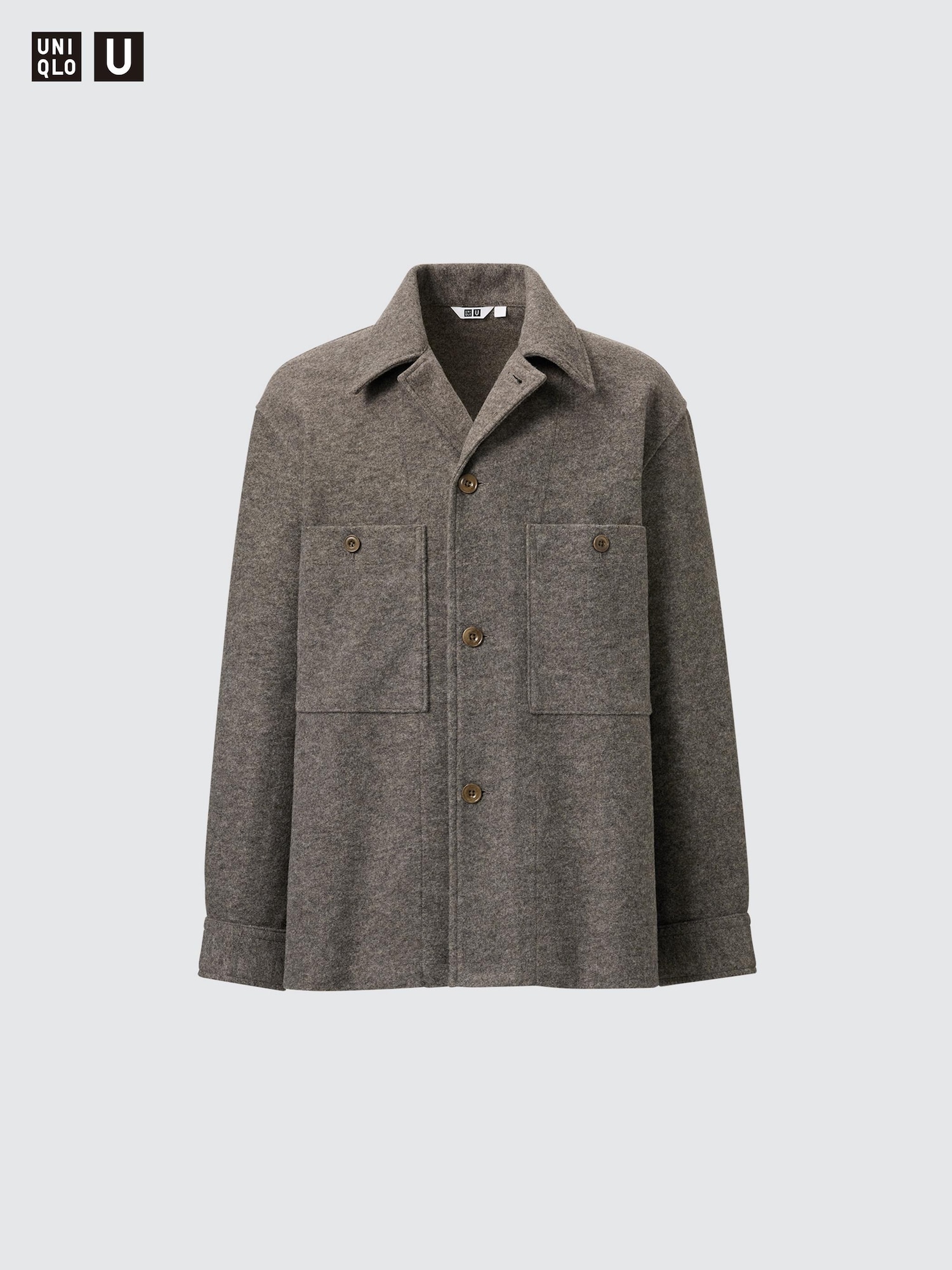 Men's Uniqlo U Fleece Jersey Over Shirt | UNIQLO AU