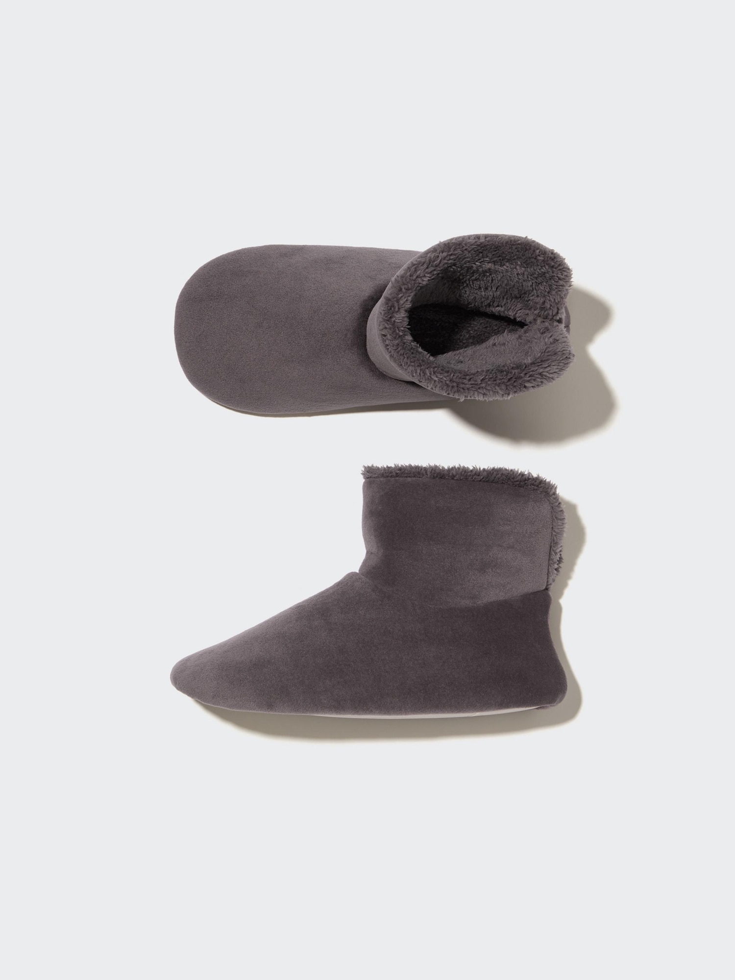 Men's Fleece Room Shoes (Velour Boots) | UNIQLO AU