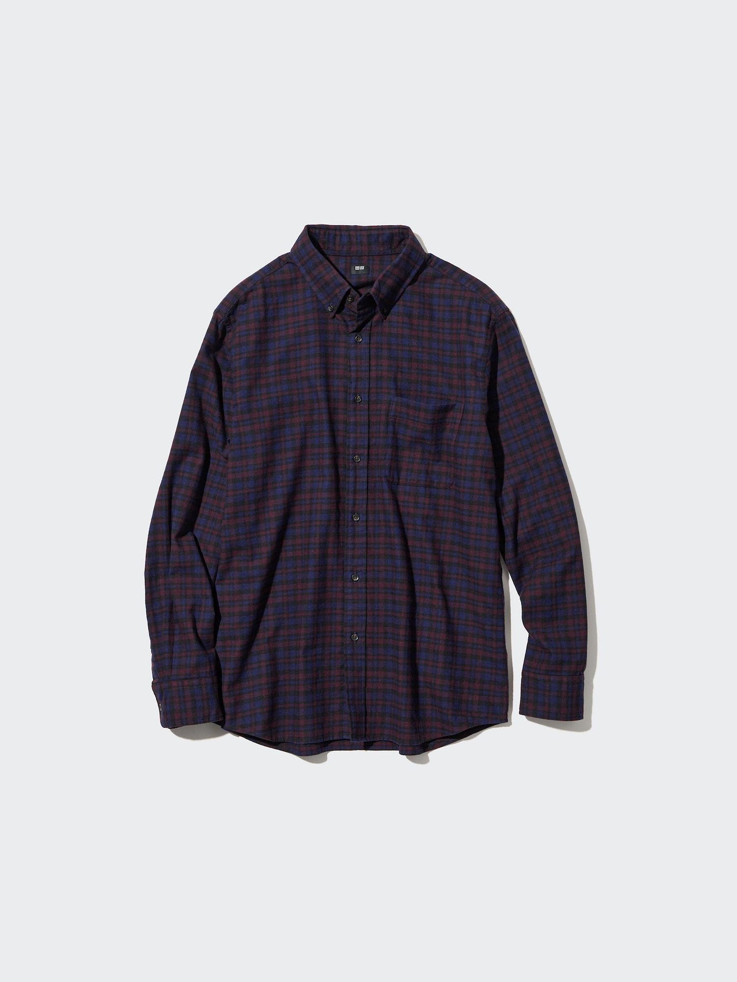 Men's Flannel Checked Long Sleeve Shirt | UNIQLO AU