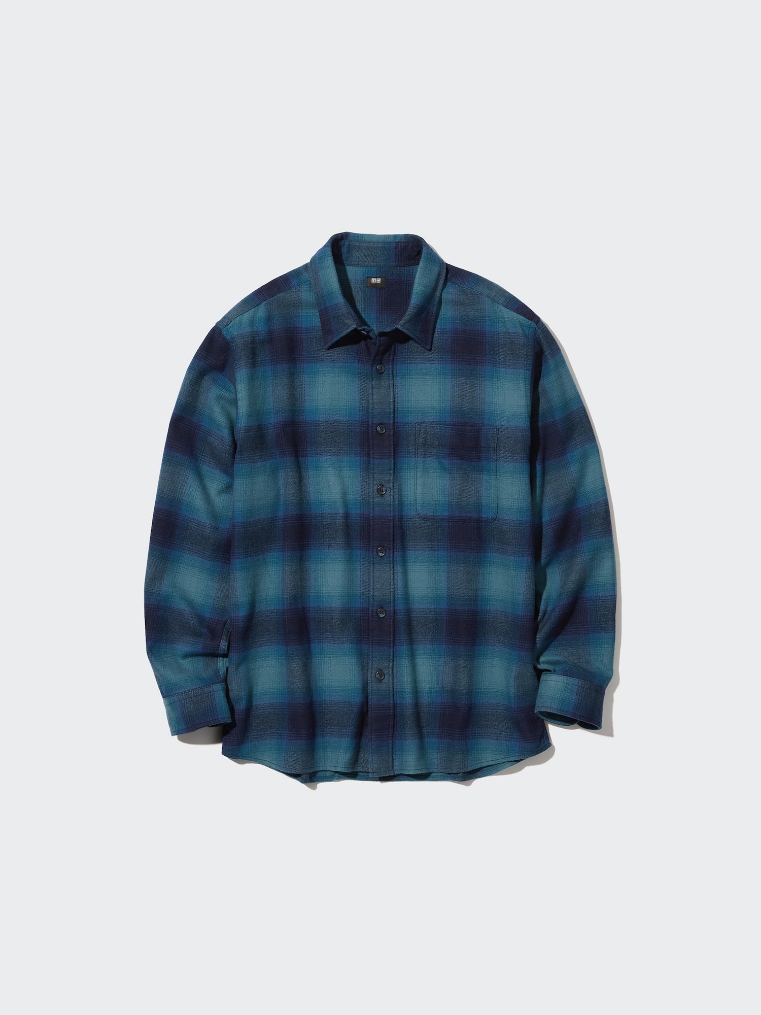 Men's Flannel Regular Fit Shirt (Check, Regular Collar) | UNIQLO UK