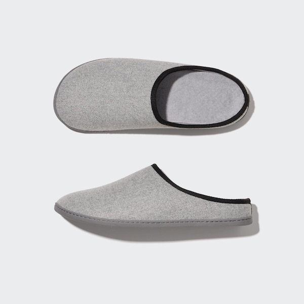 Wool Like Slippers (Rubber Sole) | UNIQLO US