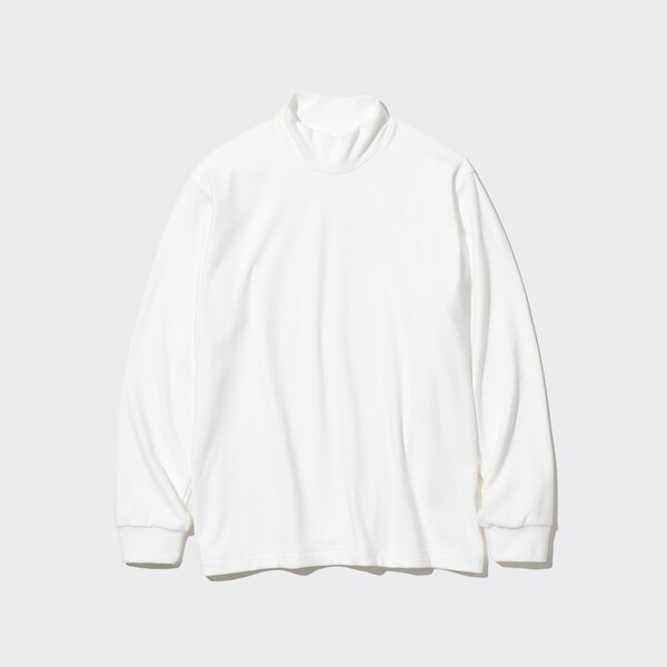 Smooth Fleece Mock Neck Long-Sleeve T-Shirt | UNIQLO US