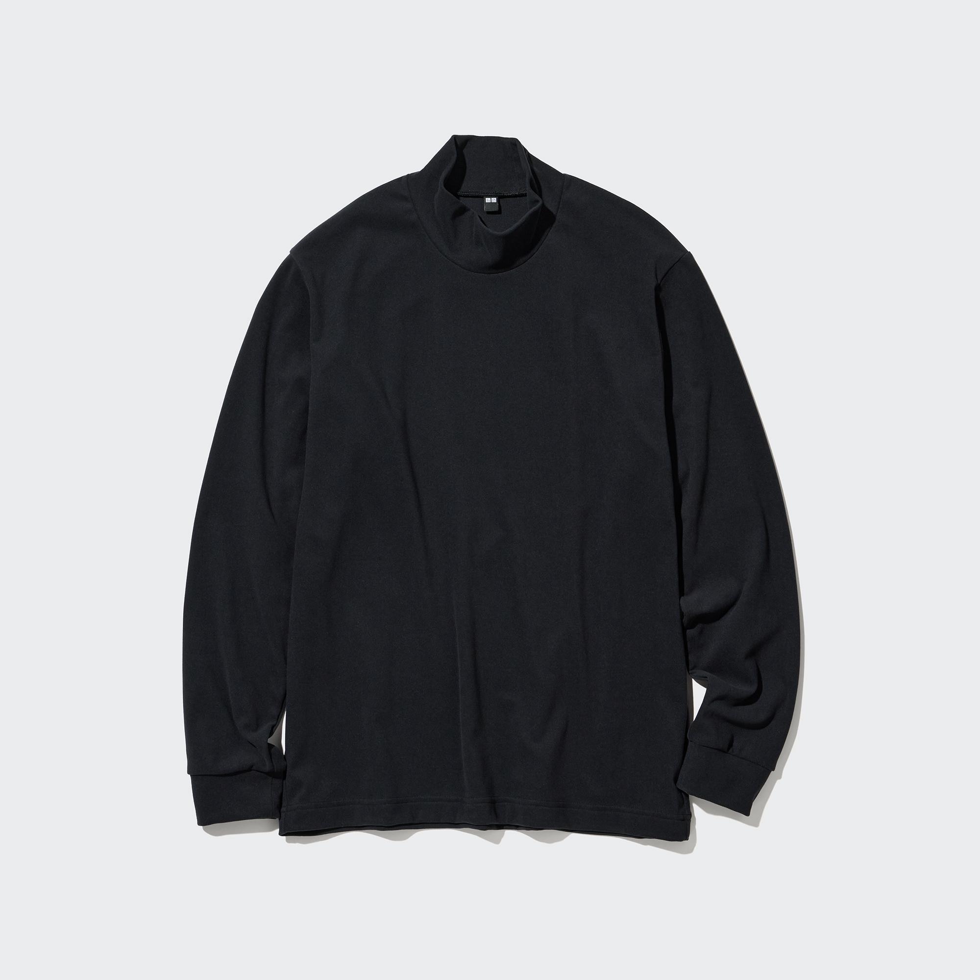 Smooth Fleece Mock Neck Long-Sleeve T-Shirt | UNIQLO US