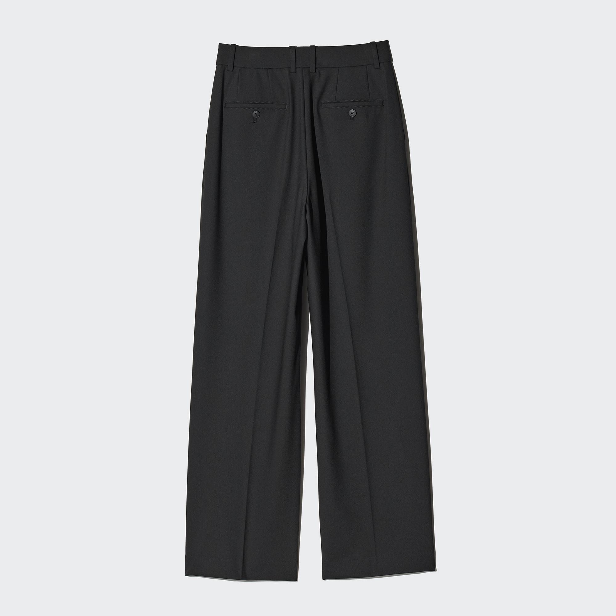 Pleated Wide Leg Trousers (Long) | UNIQLO EU