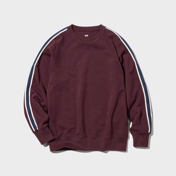 Side-Stripe Long-Sleeve Sweatshirt | UNIQLO US