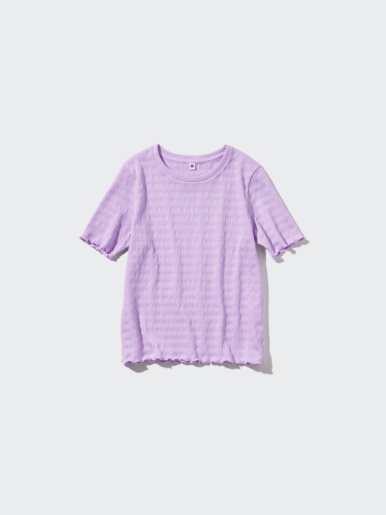 Kids' Girls Shirring Mellow Stitch T-Shirt | UNIQLO UK