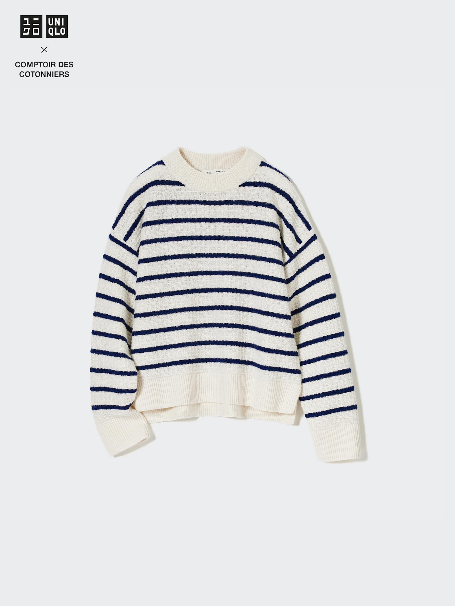 Women's Lambswool Striped Jumper | UNIQLO UK