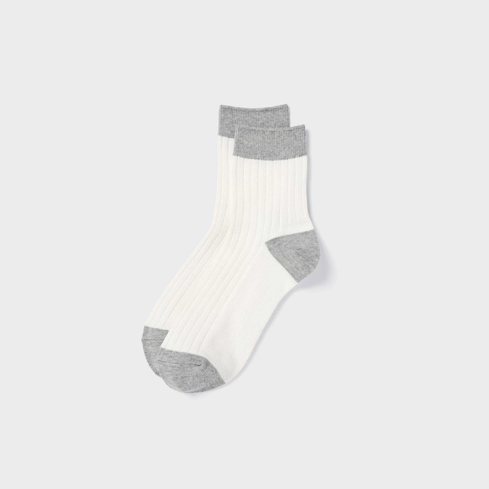 Ribbed Lined Half Socks | UNIQLO US