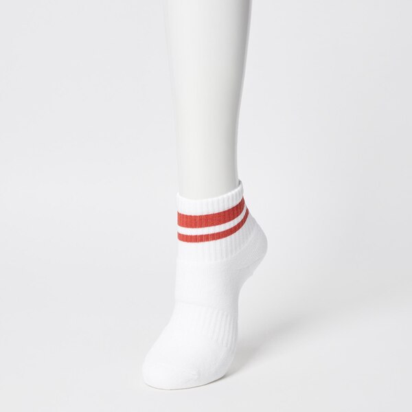 Socks 3 Pack (Crew Pile Line) | UNIQLO US