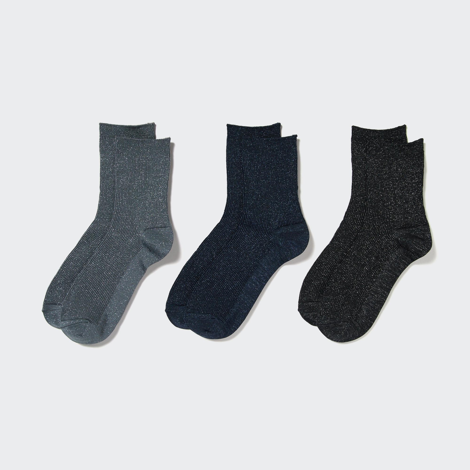Crew Glitter Socks (3 Pairs) | UNIQLO US