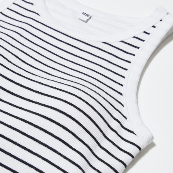 Ribbed Cropped Bra Sleeveless Top | UNIQLO US