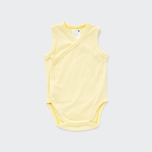 Cotton Mesh Sleeveless Inner Bodysuit (Open Front) | UNIQLO US
