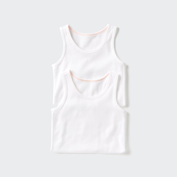 Cotton Mesh Inner 2 Pack Tank Top | UNIQLO US