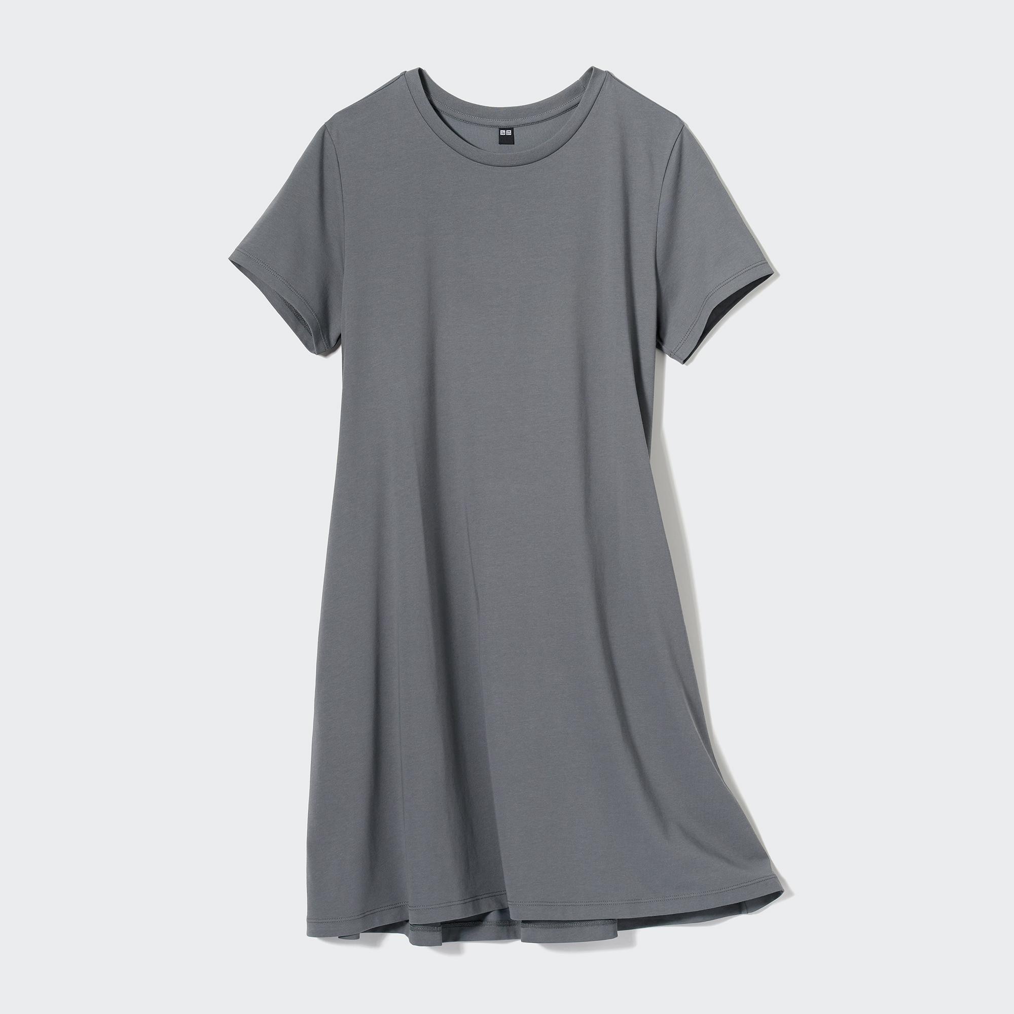 AIRism Cotton Short-Sleeve Mini Dress | UNIQLO US