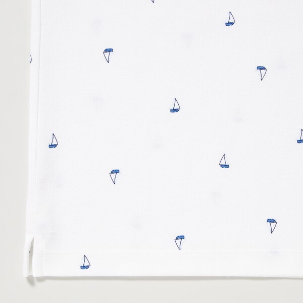 Dry Pique Printed Polo Shirt | UNIQLO US