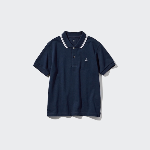 Dry Pique Embroidered Polo Shirt | UNIQLO US