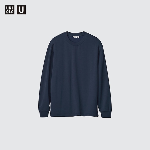 AIRism Cotton Crew Neck Long-Sleeve T-Shirt | UNIQLO US