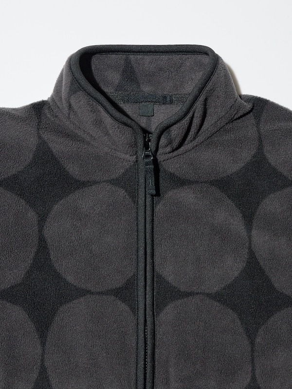 Fleece Printed Full-Zip Jacket (Stones) | UNIQLO US
