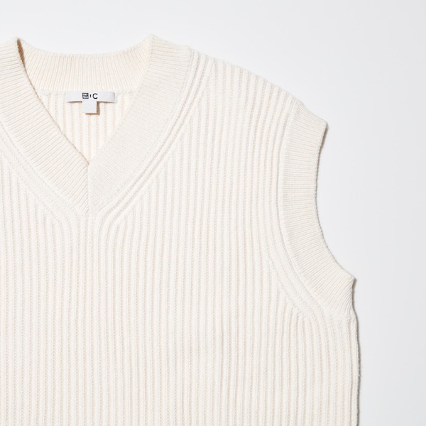 V-Neck Sweater Vest | UNIQLO US
