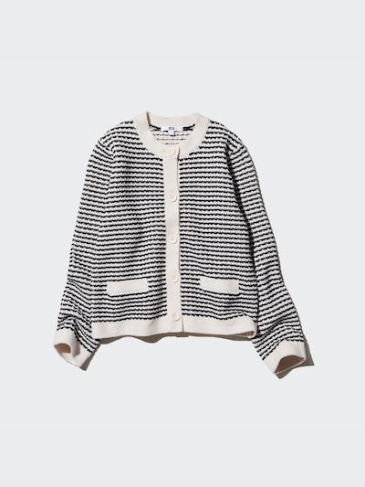 Knitted Short Jacket | Striped | UNIQLO US