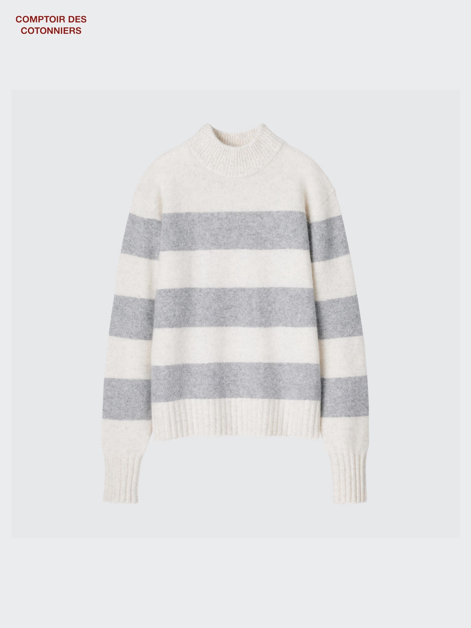 Women's W's CDC cashmere mock neck L/S sweater | UNIQLO DK