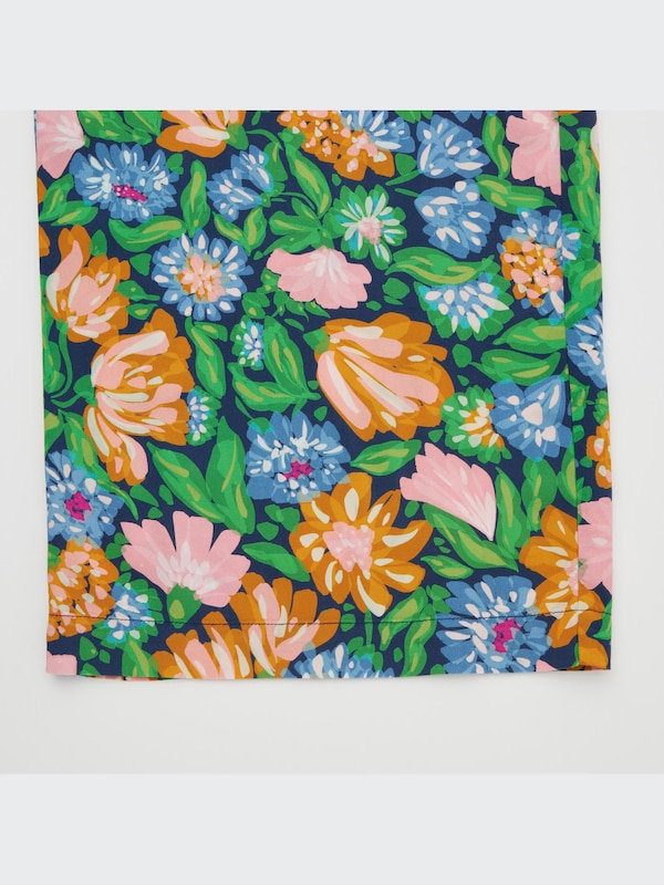 Women's W's PTT rayon printed pants | UNIQLO ES