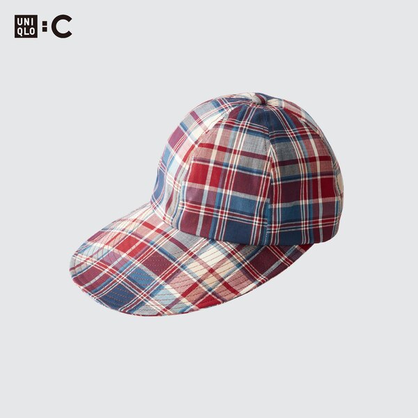 UV Protection Long Brim Checked Cap | UNIQLO US
