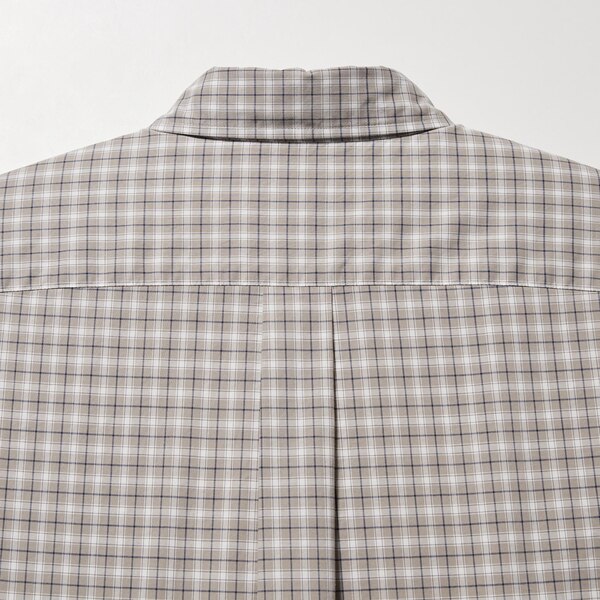 Extra Fine Cotton Broadcloth Checked Shirt | UNIQLO US