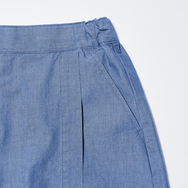 Chambray Mini Skort | UNIQLO US