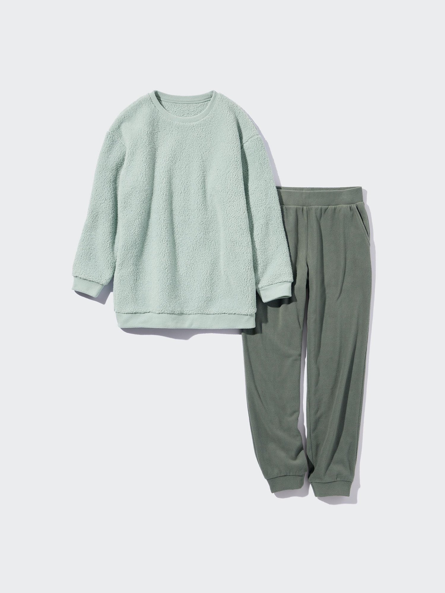 Women's Light Pile Lined Fleece Set (Long Sleeve) | UNIQLO AU