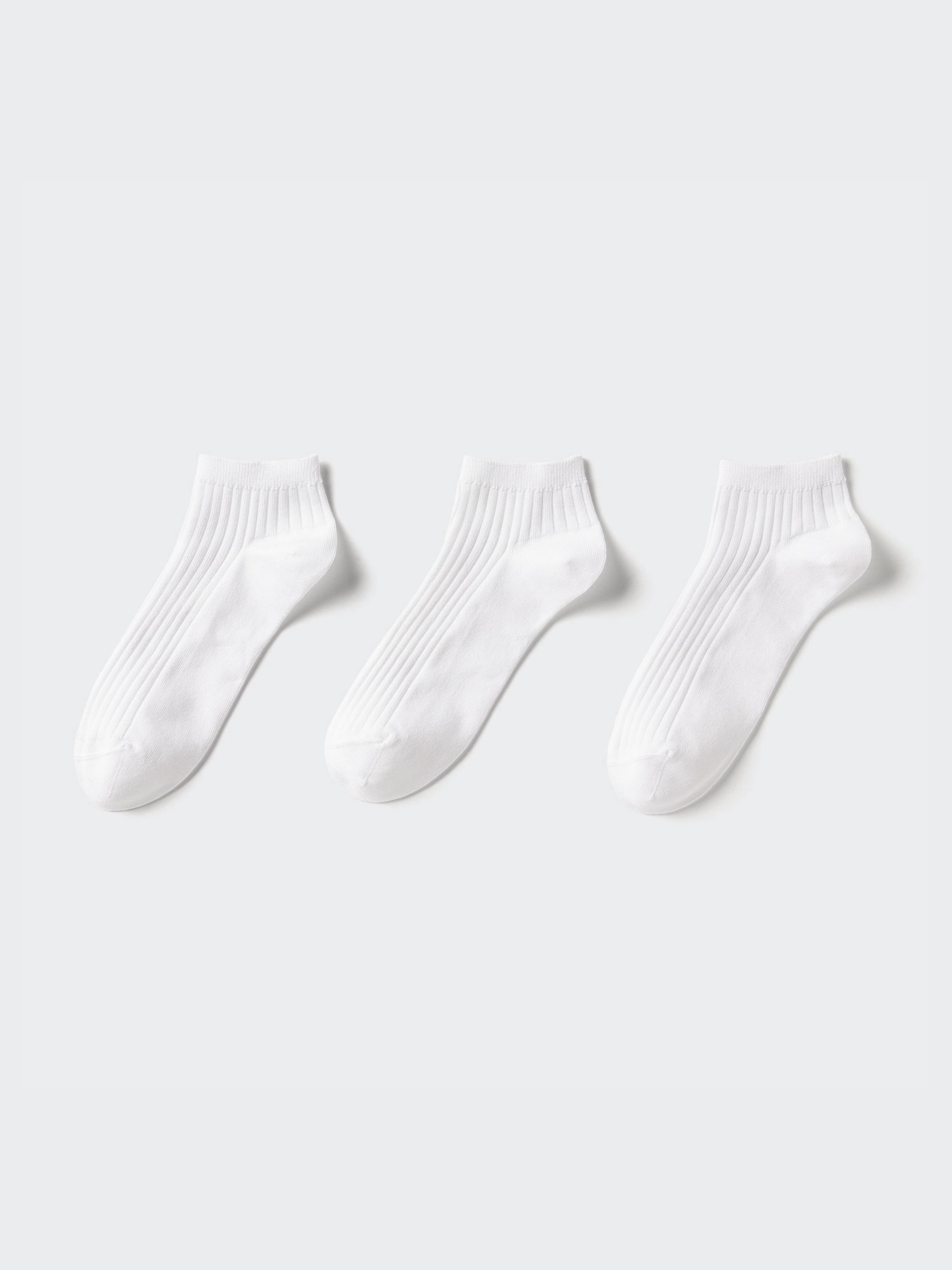 Ribbed Short Socks (3 Pairs) | UNIQLO US
