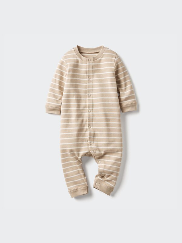 Baby Ribbed One Piece Outfit Long Sleeve | UNIQLO AU