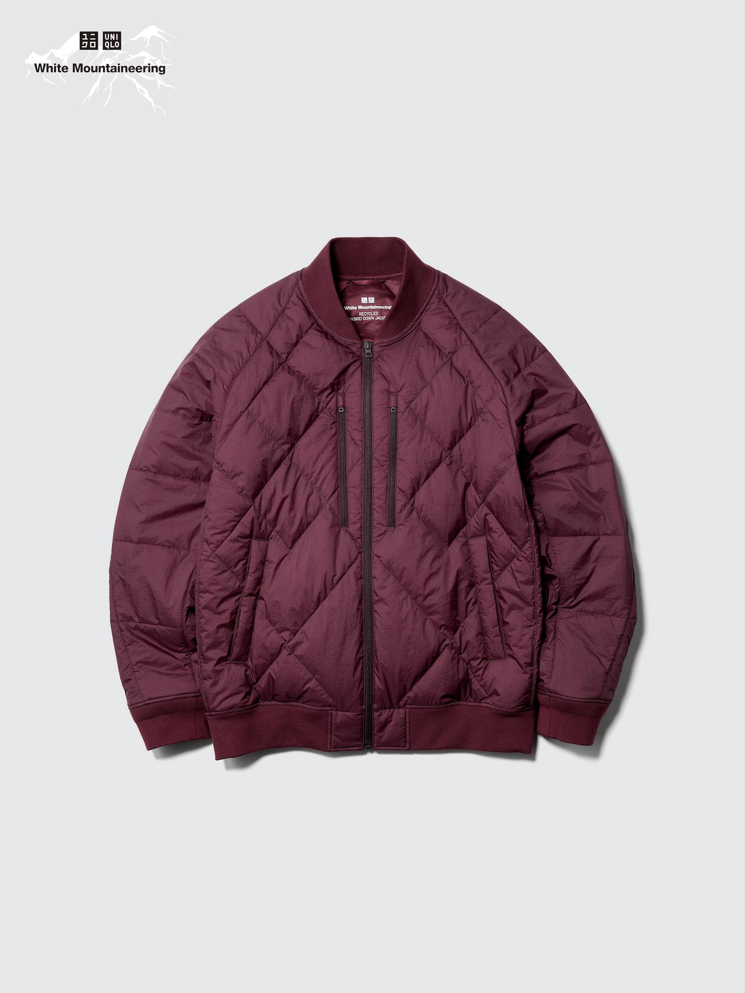 Men's WHITE MOUNTAINEERING Recycled Hybrid Down Jacket | UNIQLO AU