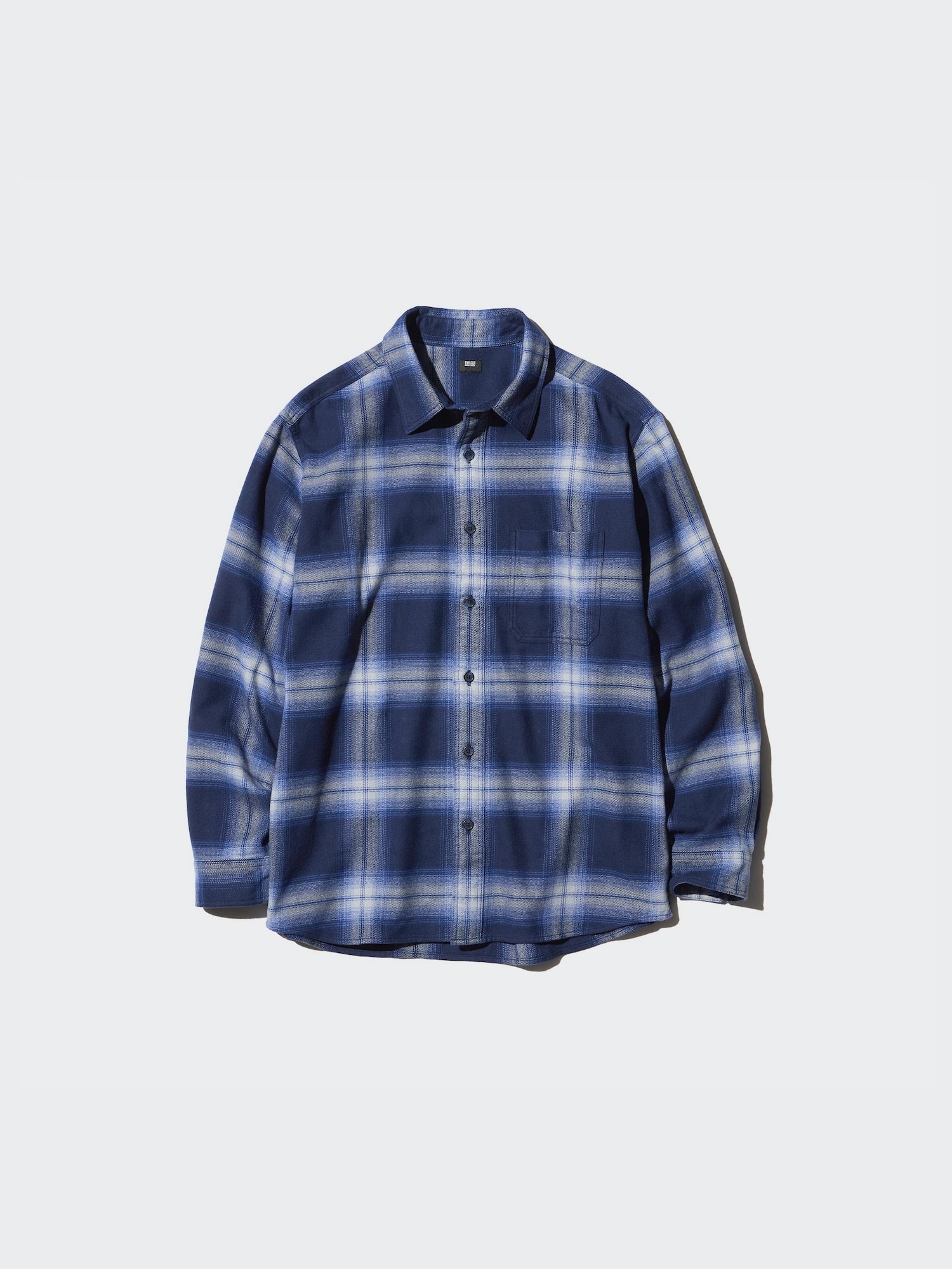 Men's Flannel Shirt (Regular Collar, Check) | UNIQLO UK