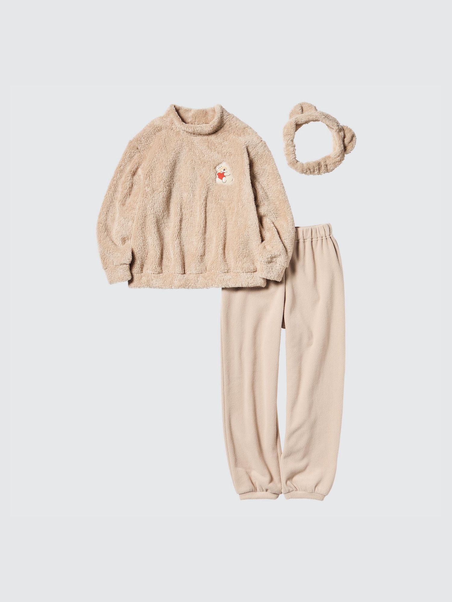 Kids' Mofusand UT Graphic Fleece Set | UNIQLO UK