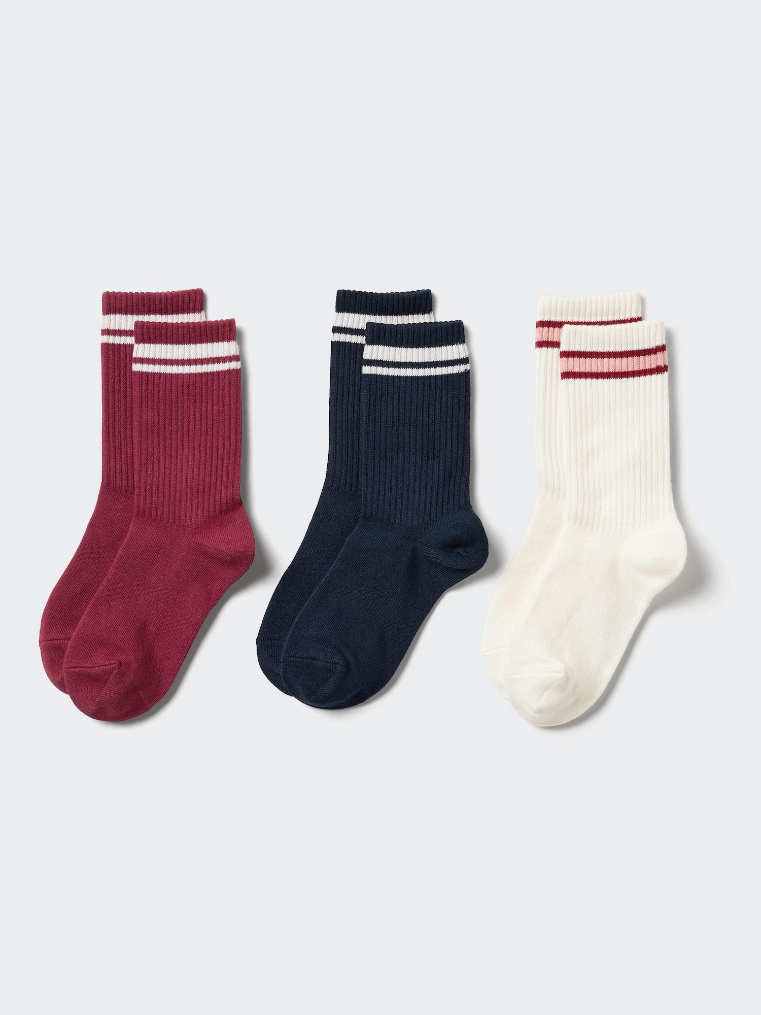 Socks | 3 Pairs | Striped | UNIQLO US