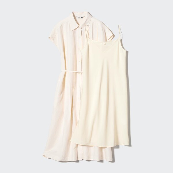 Linen-Blend Short-Sleeve Shirt Dress | UNIQLO US