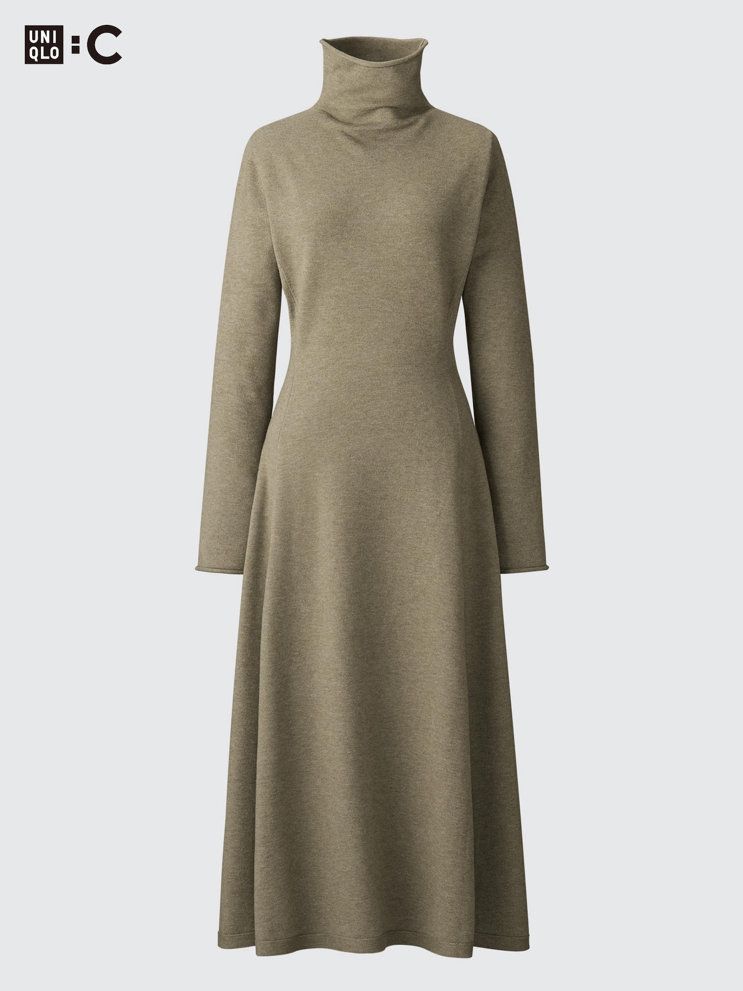 Women's UNIQLO : C Smooth Souffle Flare Dress | UNIQLO AU