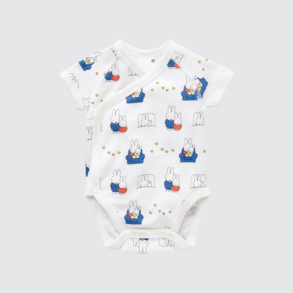 The Picture Book Collection Short-Sleeve Bodysuit (Open Front) (miffy ...
