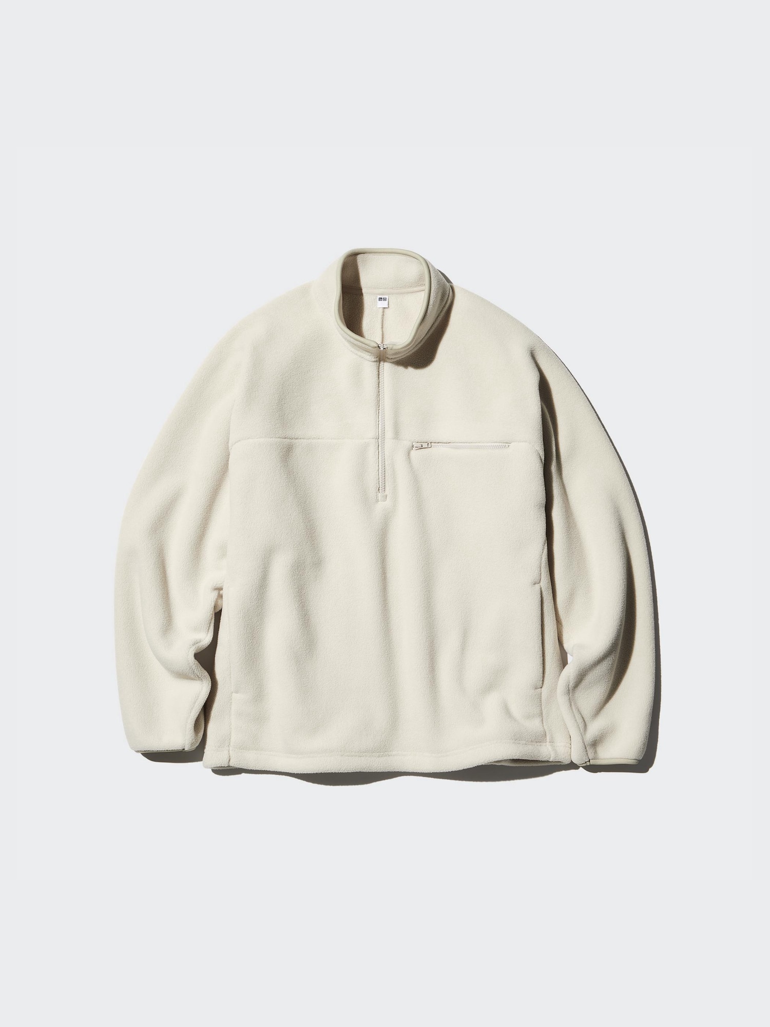 Unisex FLEECE OVERSIZED HALF-ZIP JACKET | UNIQLO CA