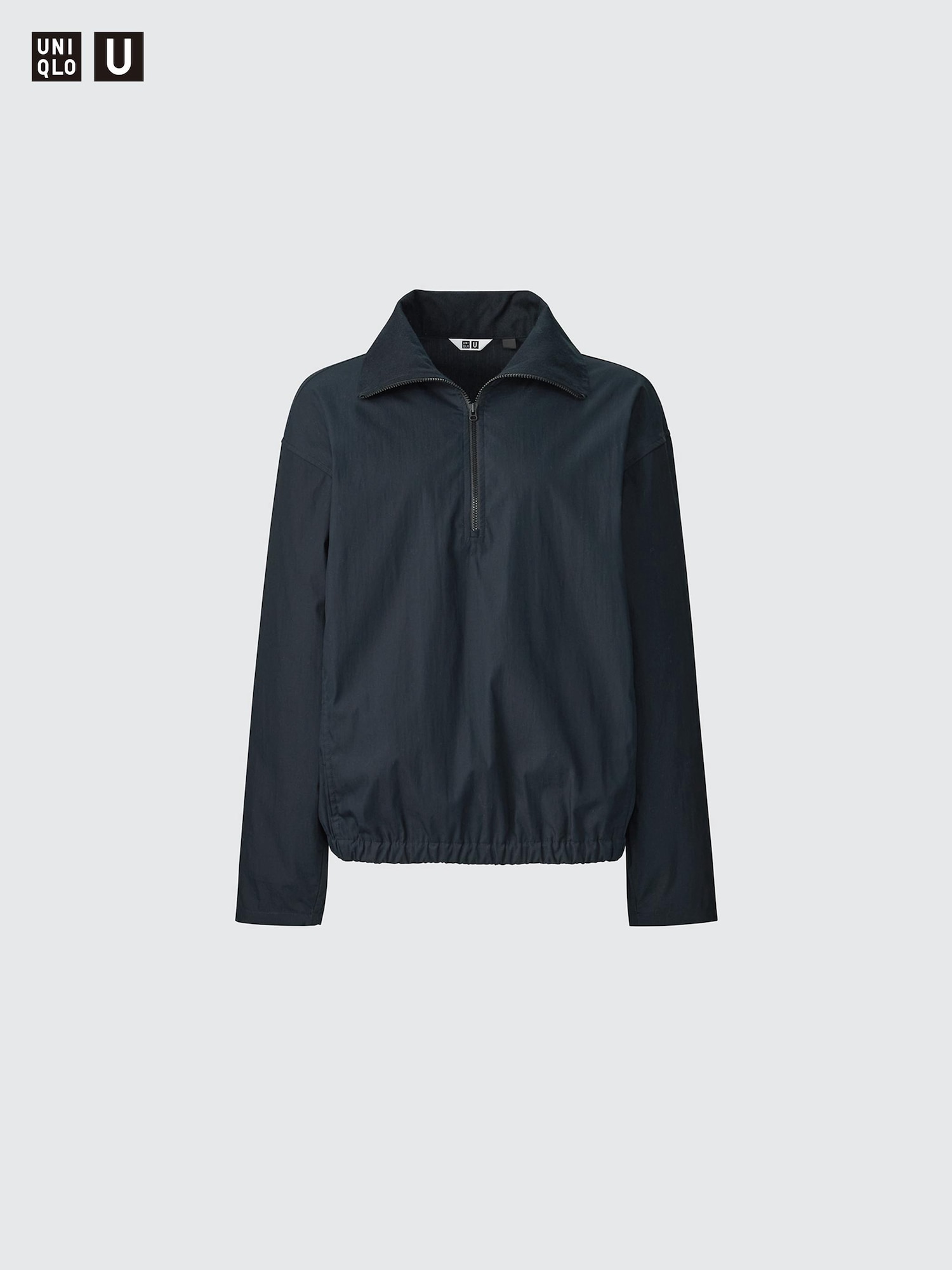 Women's Uniqlo U Cotton Blend Half-Zip Blouson | UNIQLO AU