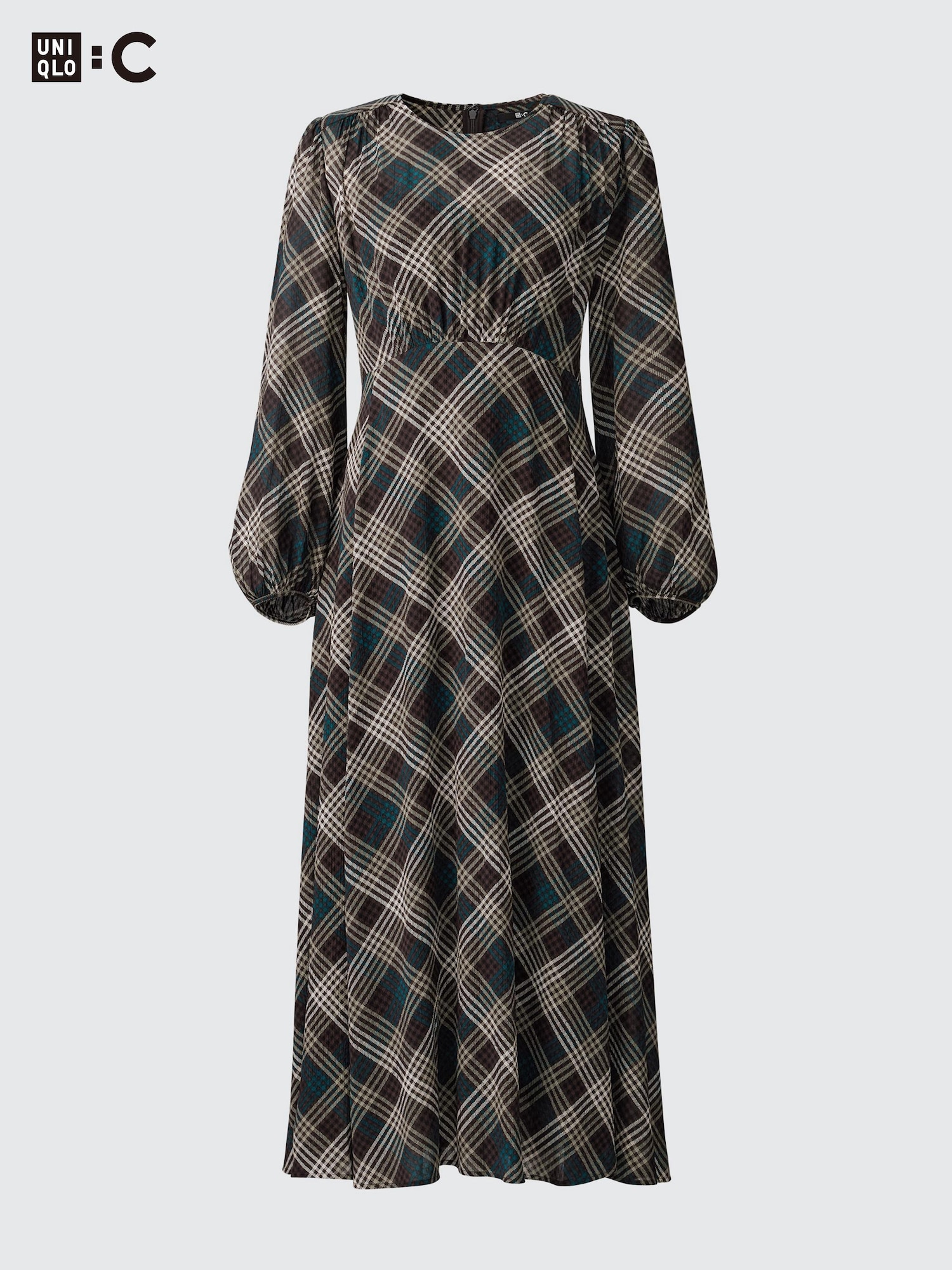 Flare Dress | Checked | UNIQLO US