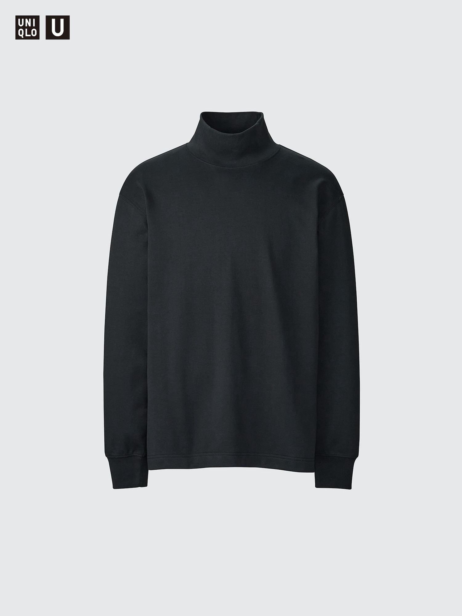 Men's Uniqlo U Brushed Jersey Mock Neck Long Sleeve T-Shirt | UNIQLO AU
