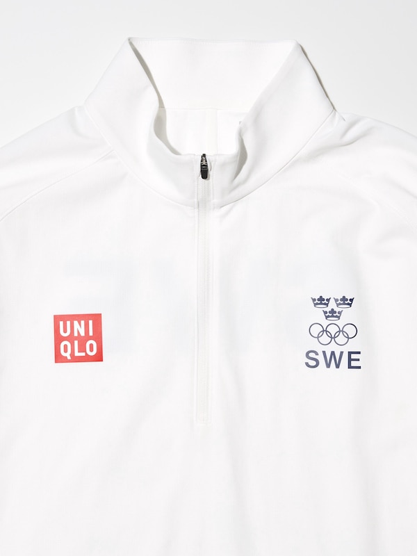 Men's DRY-EX UV Protection Half-Zip T-Shirt (Long Sleeve) | UNIQLO UK
