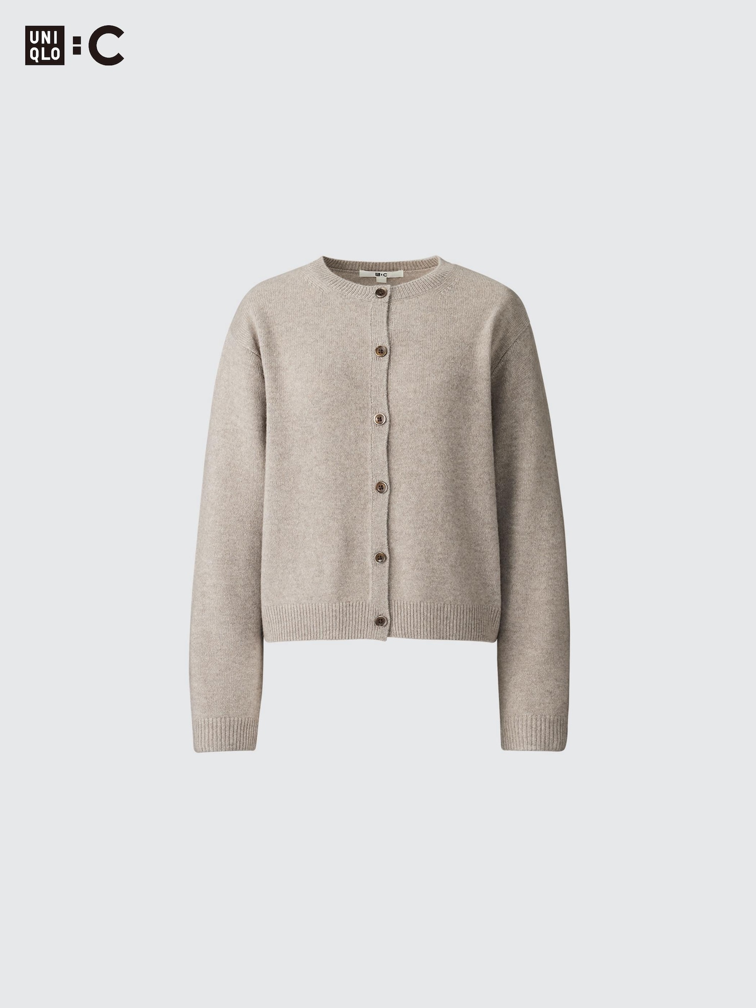 Women's UNIQLO : C 100% Cashmere Crew Neck Short Cardigan | UNIQLO AU