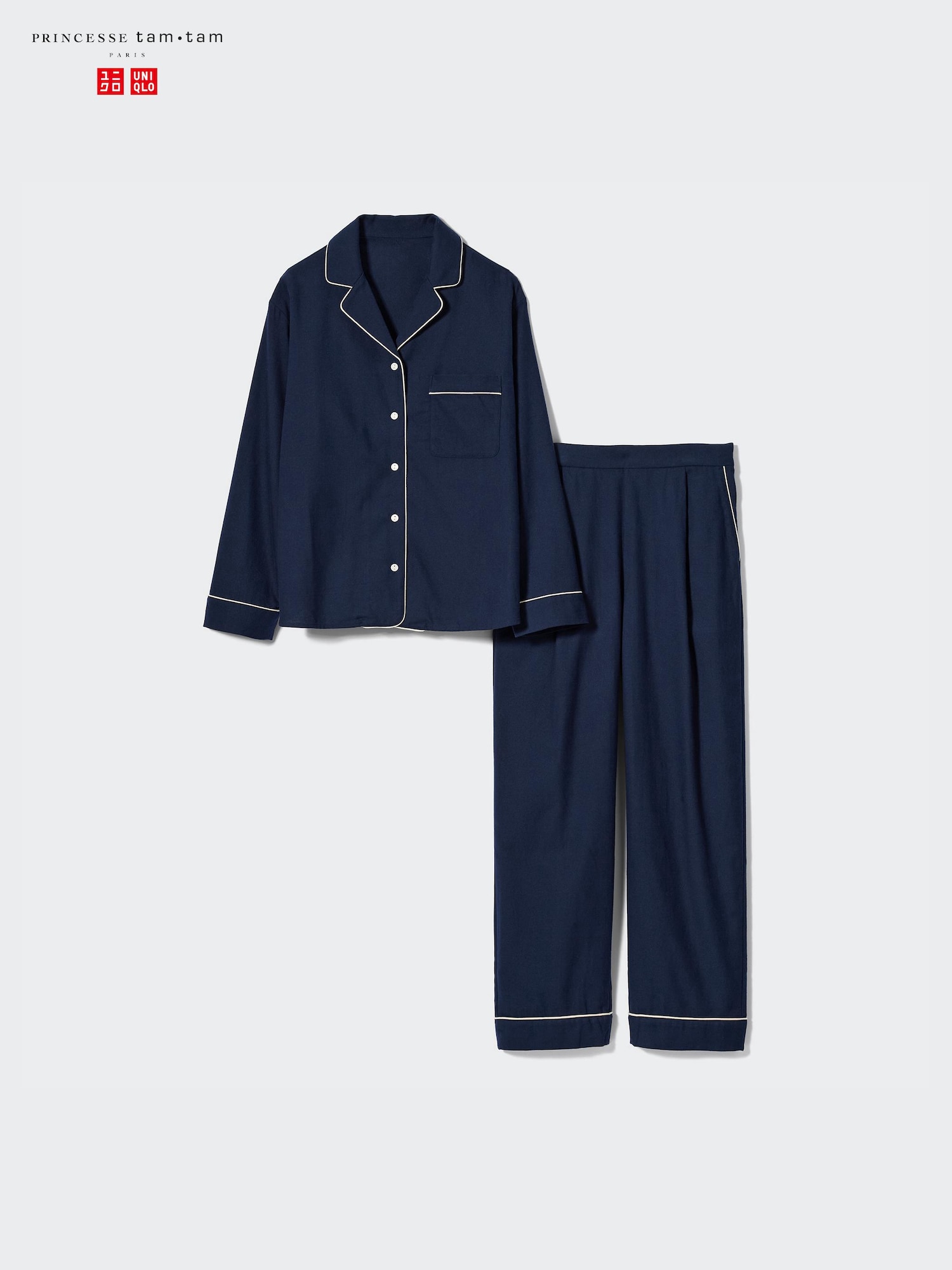 Women's Soft Flannel Pyjamas | UNIQLO UK