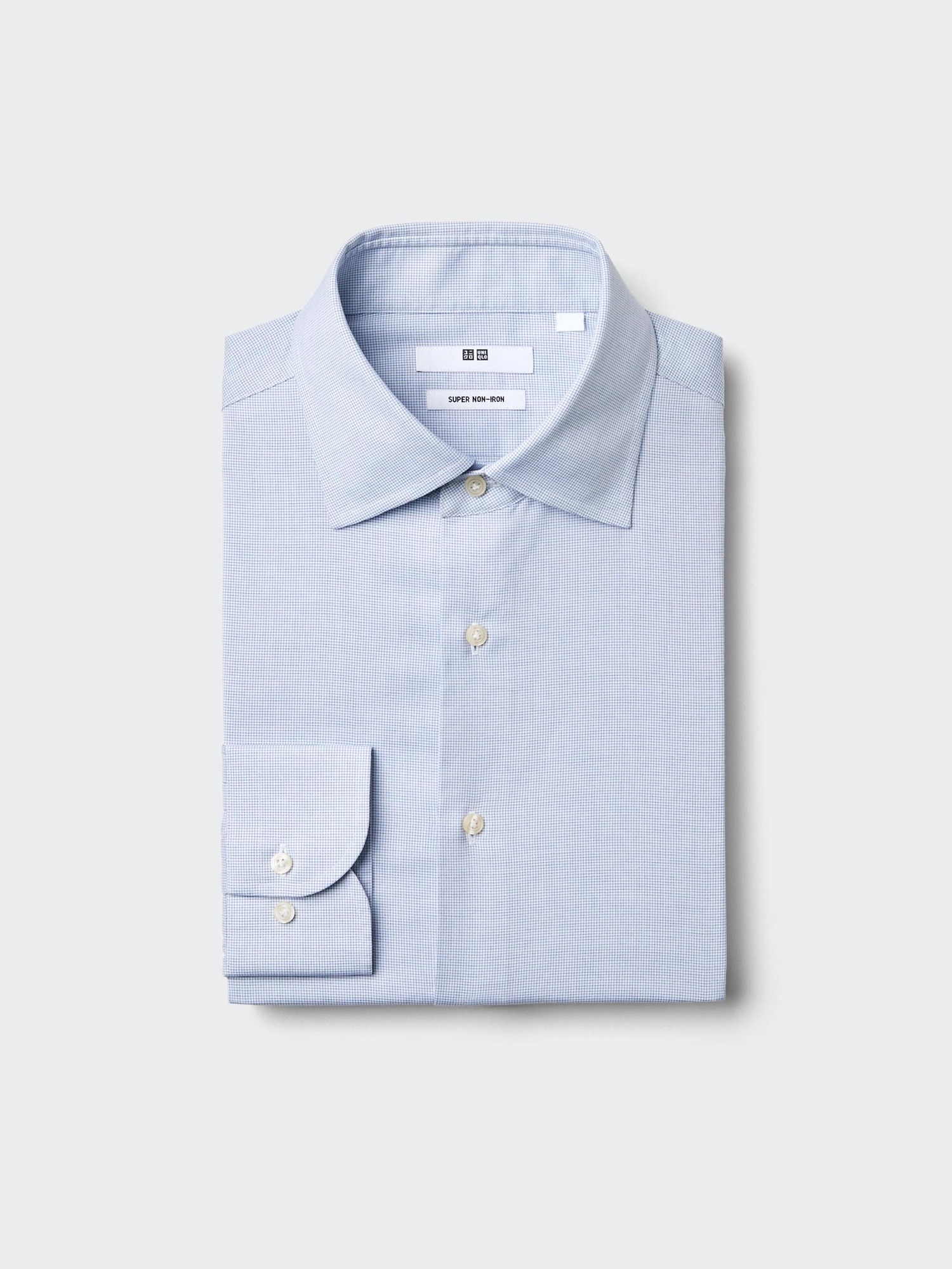 Men's Super Non-Iron Regular Fit Shirt (Spread Collar, Check) | UNIQLO DE